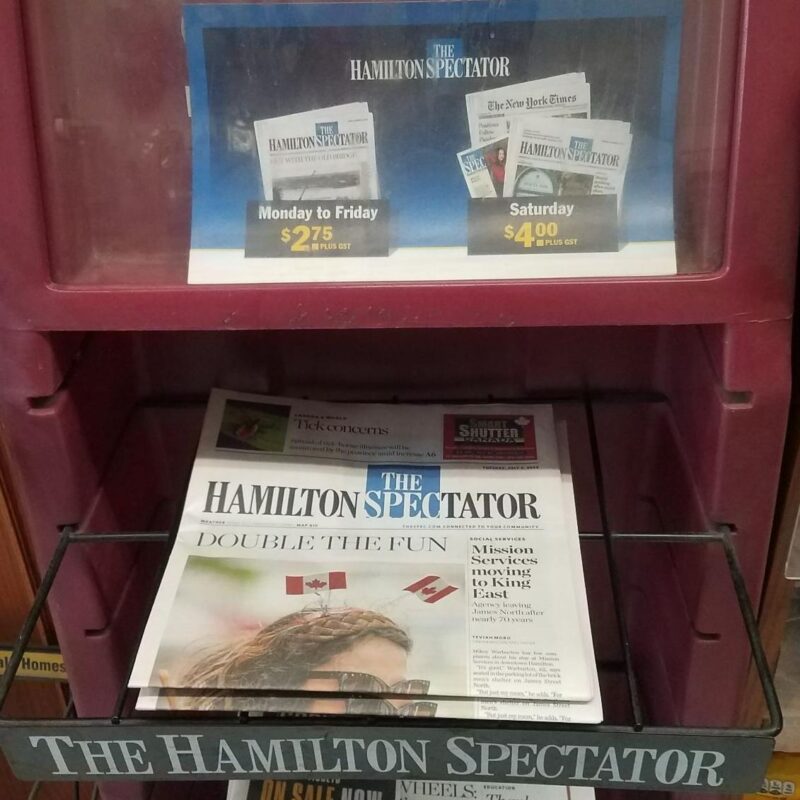 What Does A PostMedia Merger Mean for The Hamilton Spectator – TPR ...
